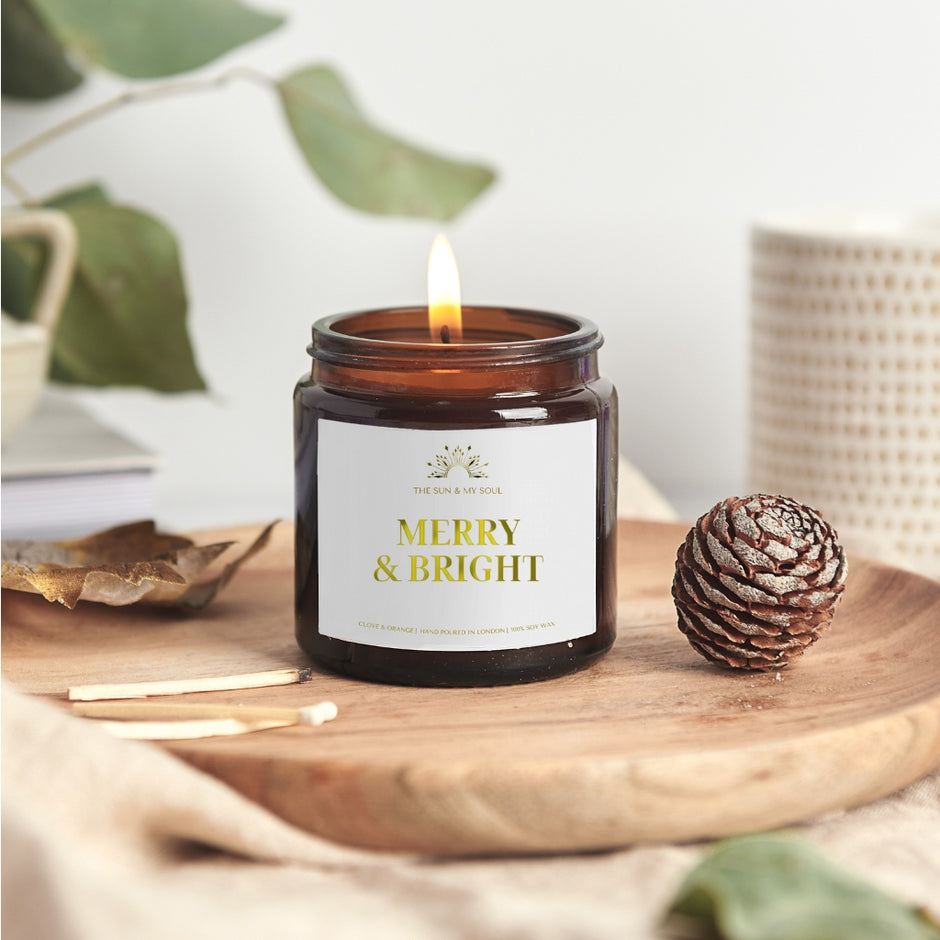 Premium Scented Soy Wax & Crystal Candles | Affirmation Candles for ...